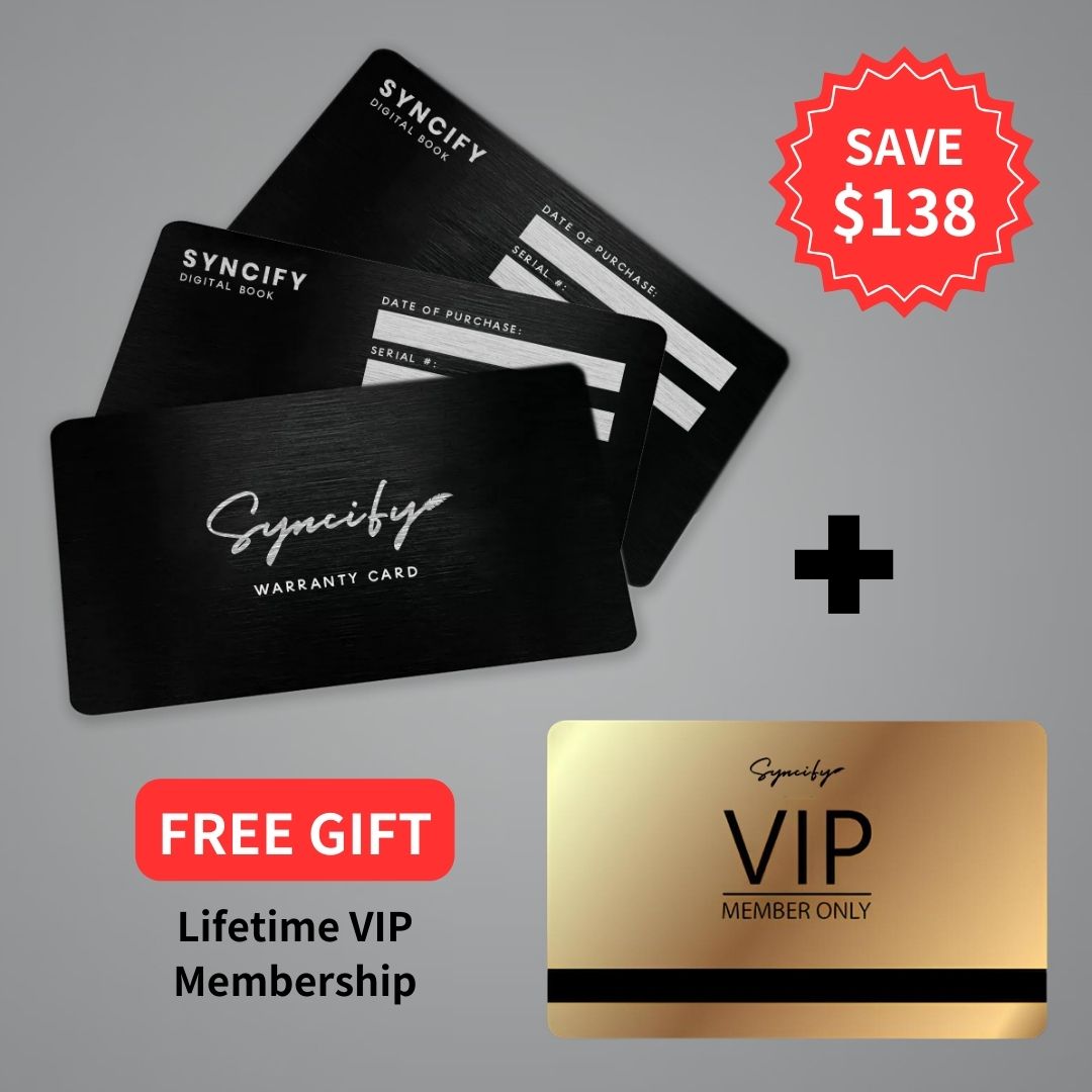 3 Years Warranty & FREE Lifetime VIP Membership – Syncify